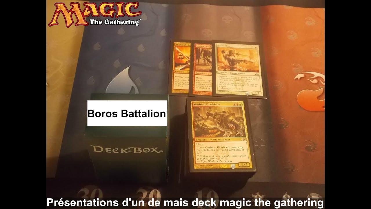 Présentation d'un de mes decks Magic The Gathering Modern Boros ...