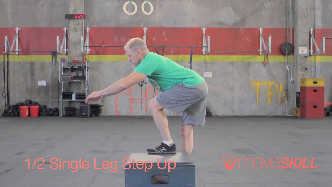 Demo: 1/2 Single Leg Step-up - YouTube