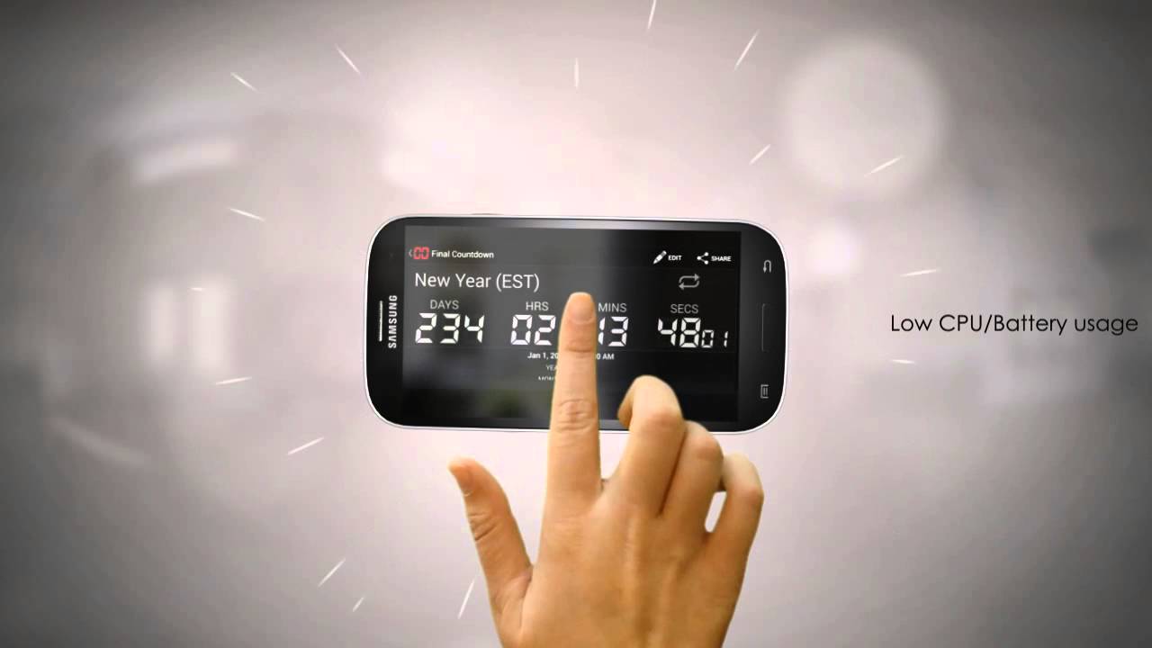 Final Countdown App for Android - YouTube
