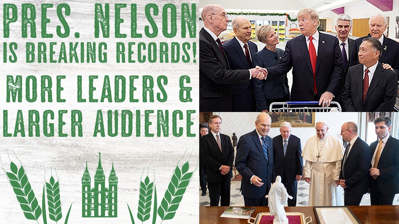 Pres. Russell M. Nelson: Breaking Records, Meeting More Leaders, Larger ...