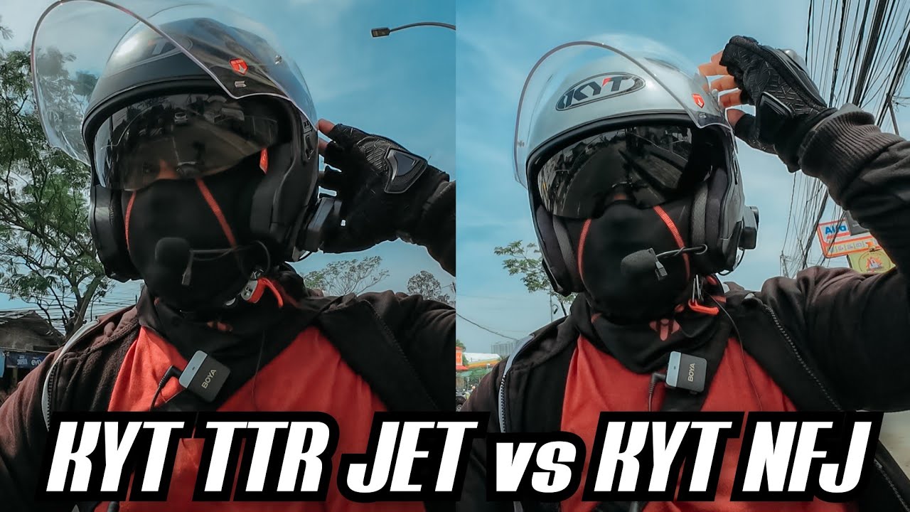 KYT TTR JET VS KYT NFJ - YouTube