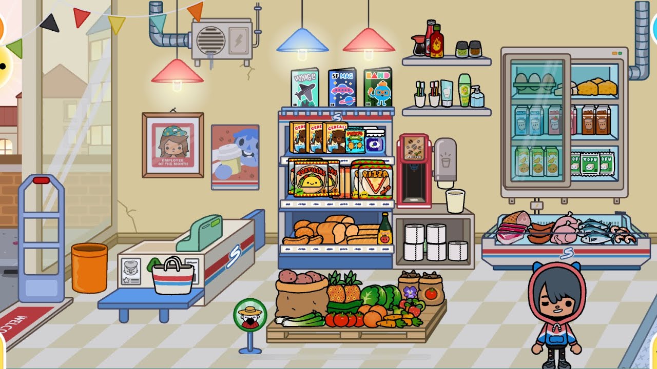 I put everything in the trash in Toca store - YouTube