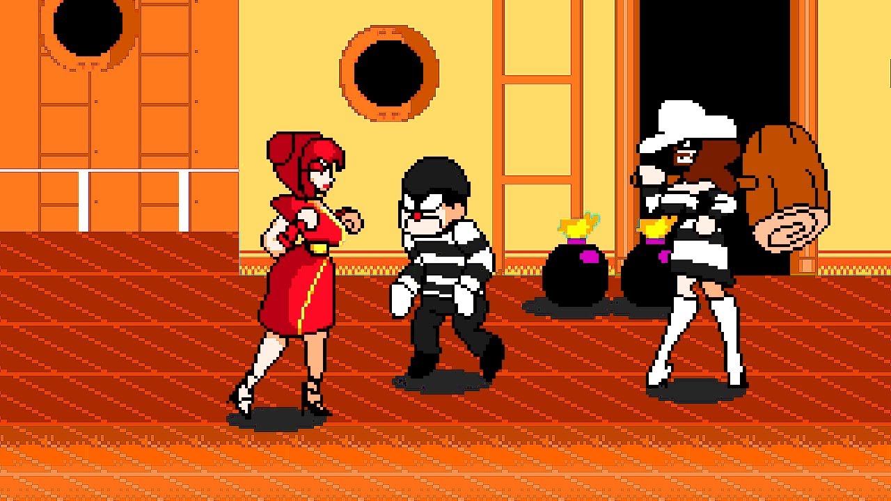 DANCIN' DIVAS: face a bunch of thieves in this beat em up with divas ...