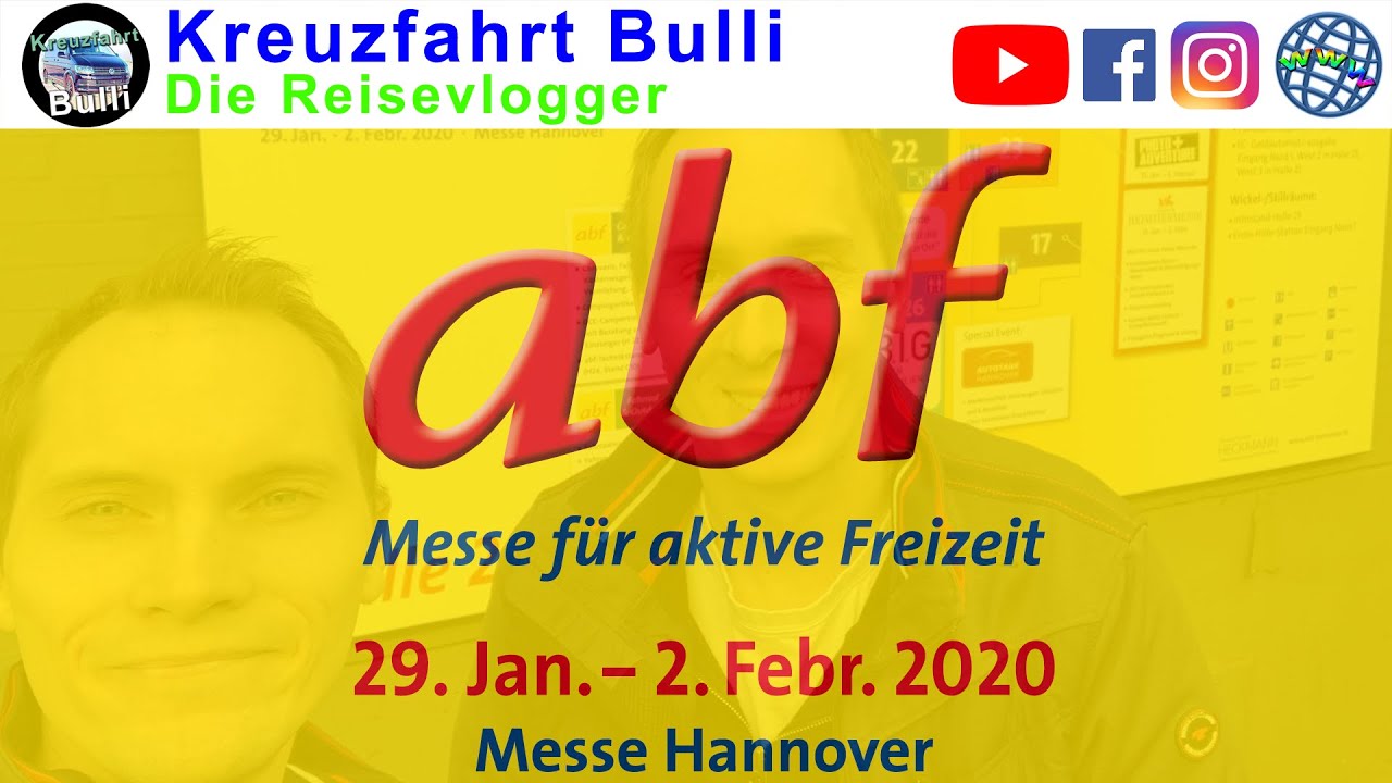 abf 2020 - Hannover, Messe für aktive Freizeit - Wir waren dort - YouTube