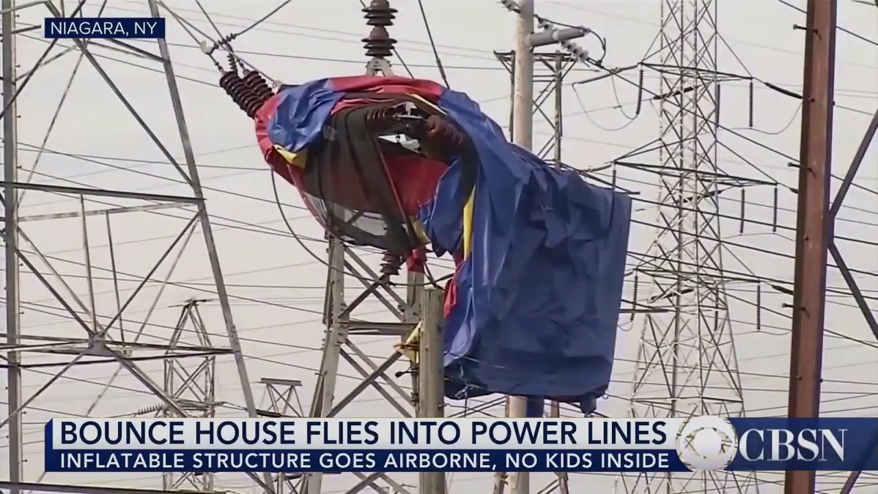 Epic! Blown Away!! Things thrown around in Storm Winds - YouTube