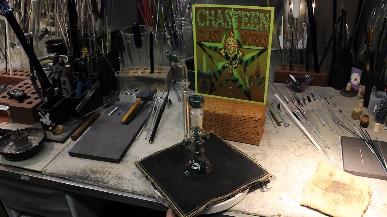 Glass Blowing - Finished piece on display- Glass4Life - YouTube