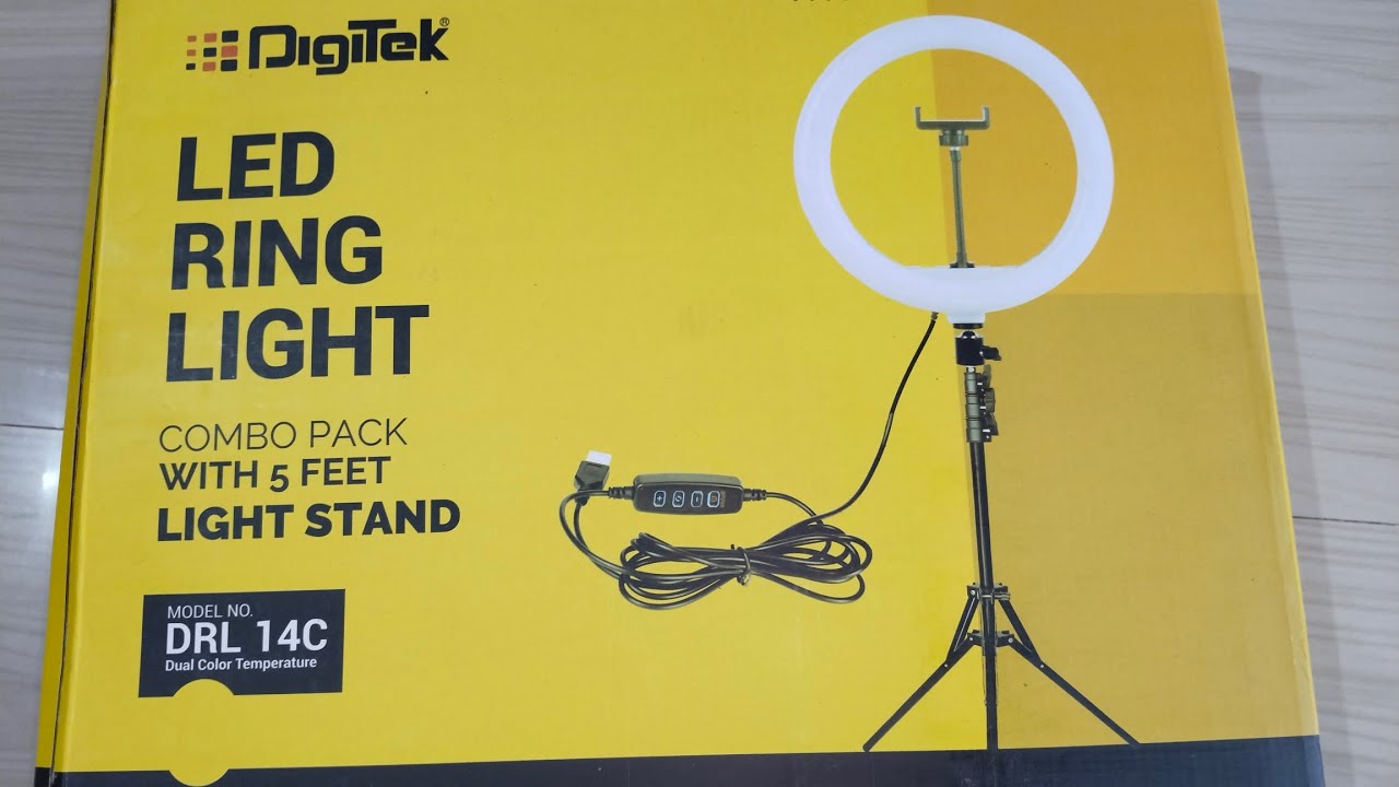 DIGITAK DRL14C best LED RING LIGHT and Tripod stand#shopping #unboxing# ...