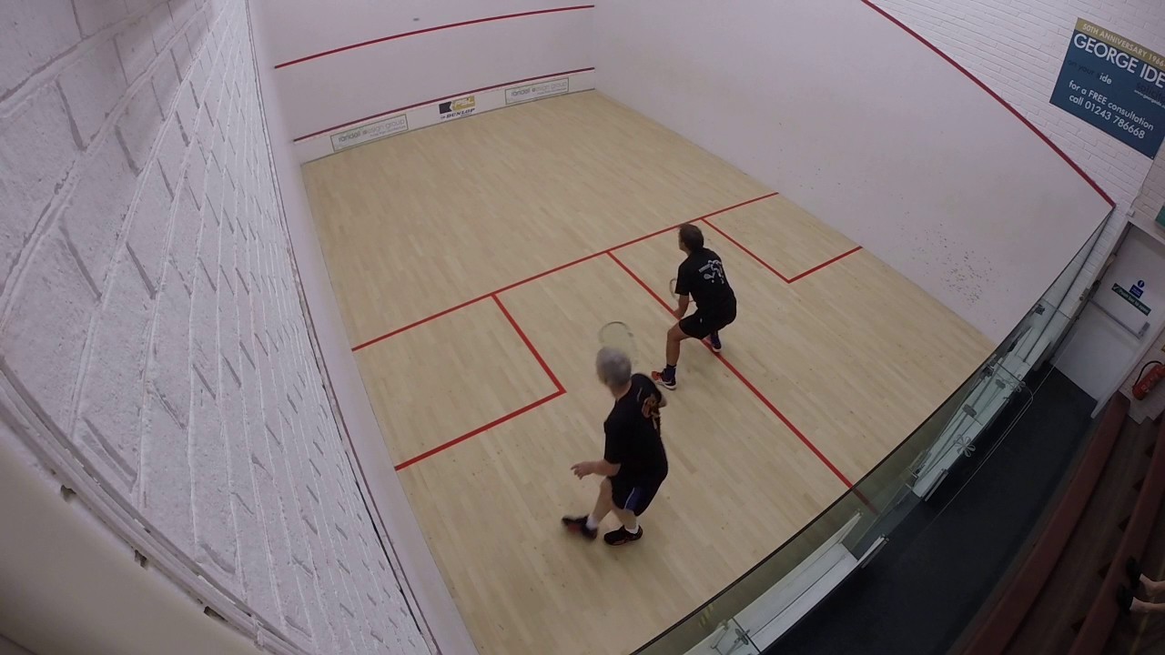 UK RACKETBALL CHICHESTER 2016 MICHAEL WARDLE V STEVE WALL - YouTube