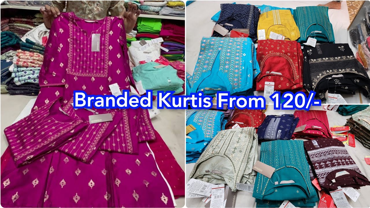 120/- Branded Kurtis Shop in chickpet Bangalore||avaasa,leggings,fusion ...