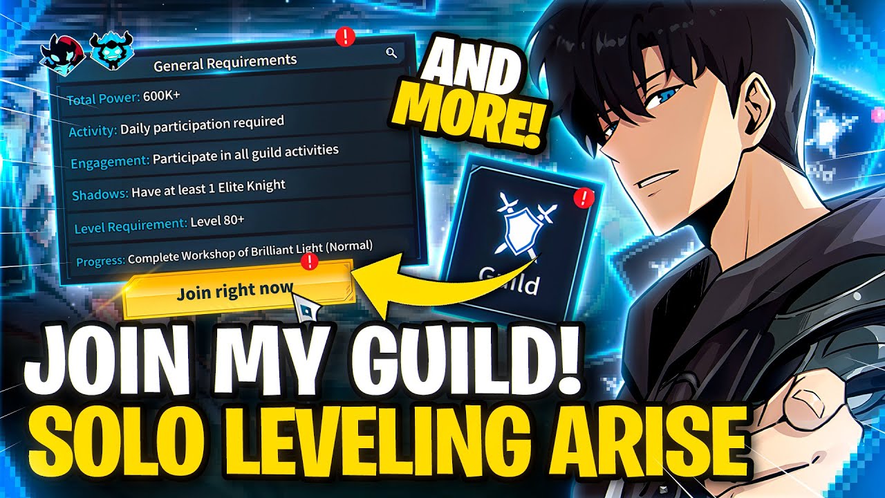 GUILD RECRUITMENT IS OPEN! APPLY TODAY! - YouTube