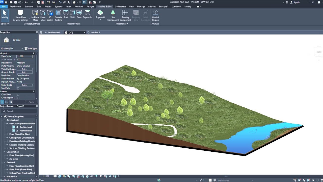 Toposolid in Revit 2025 - Revit 2025 Tutorial - YouTube