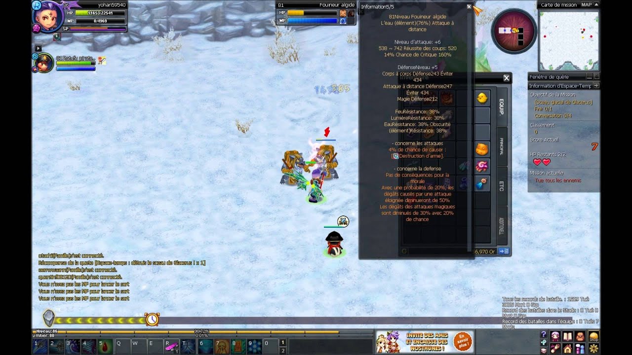 Nostale] Sp6 Escrimeur - YouTube