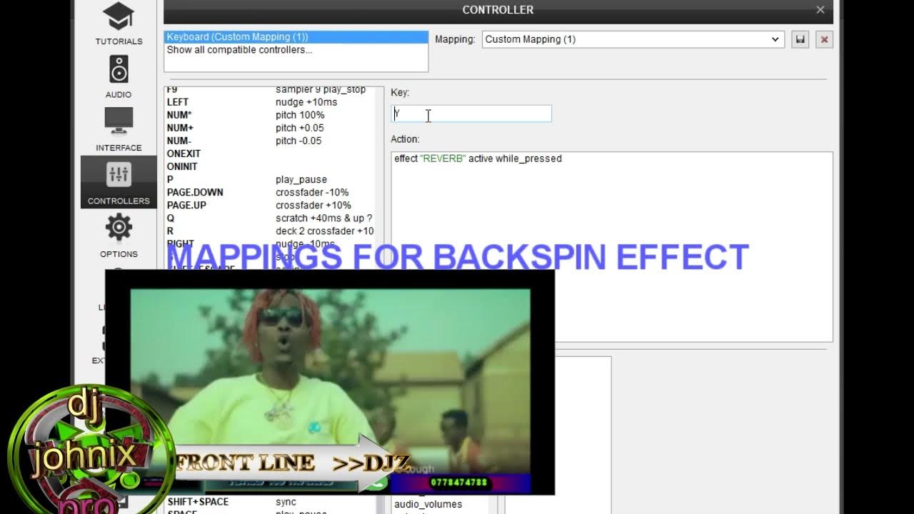 virtualdj 8 Keyboard mappings for backspin/scratch/reverb/crossfader all in1 share like ...
