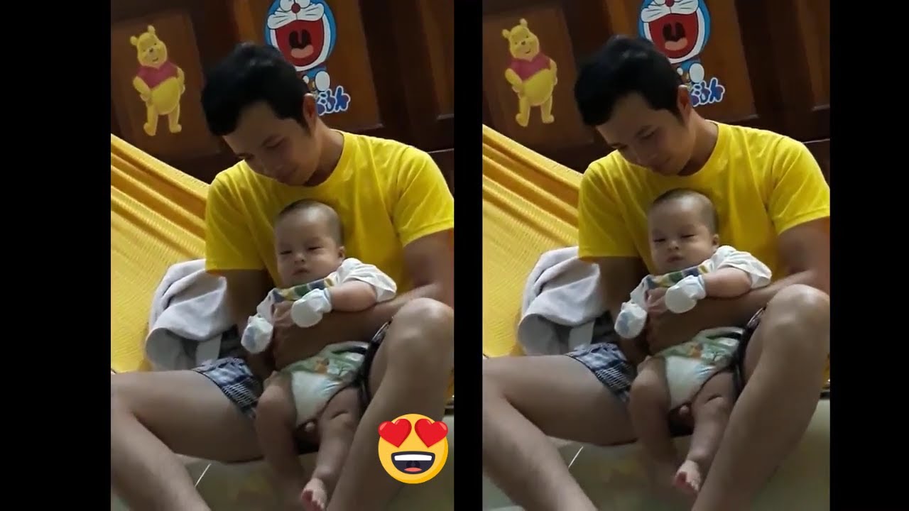 Day 145| Ari Baby PLAY with Dad and Mom at midnight | BabyBoy - YouTube