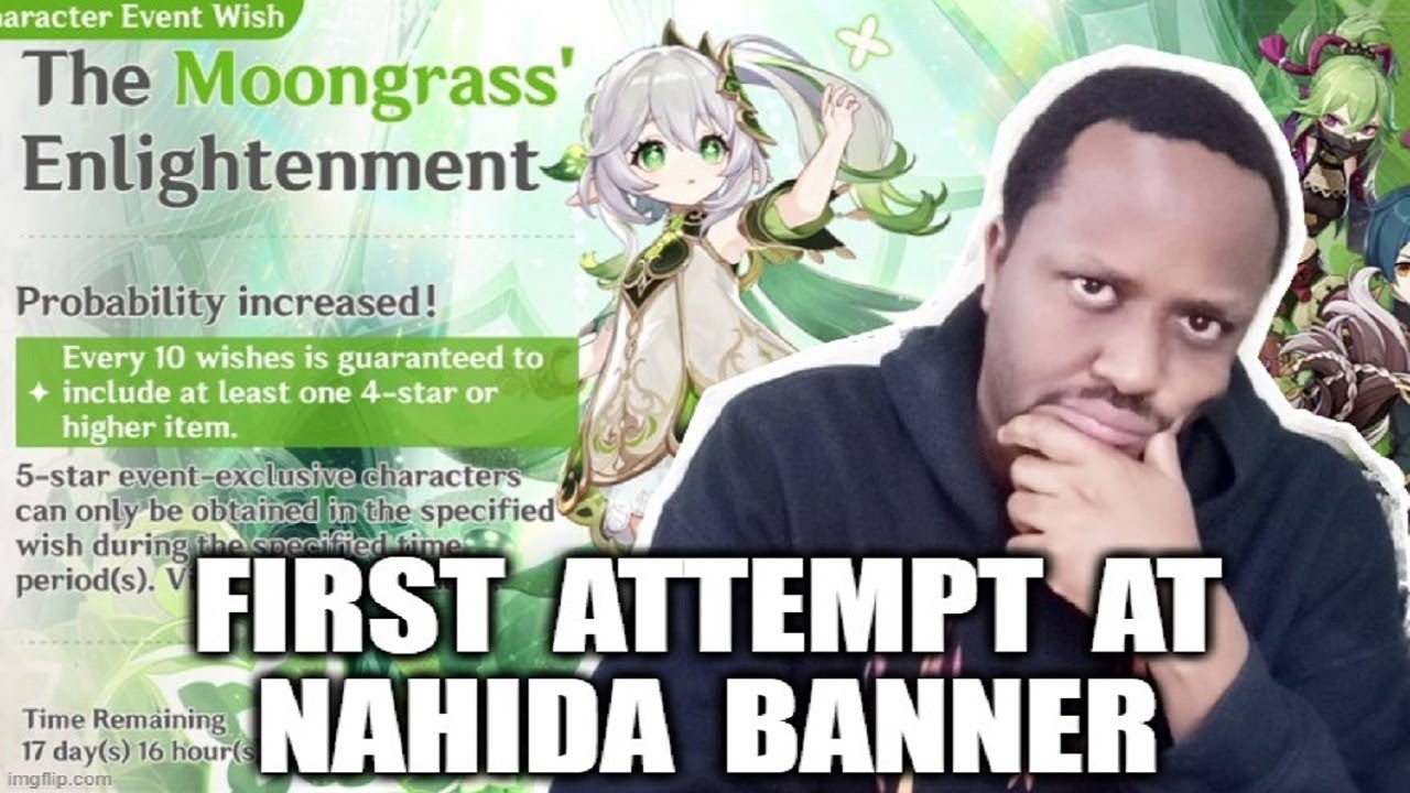 Genshin Impact | NAHIDA BANNER FIRST ATTEMPT AT PULLING | Reaction ...