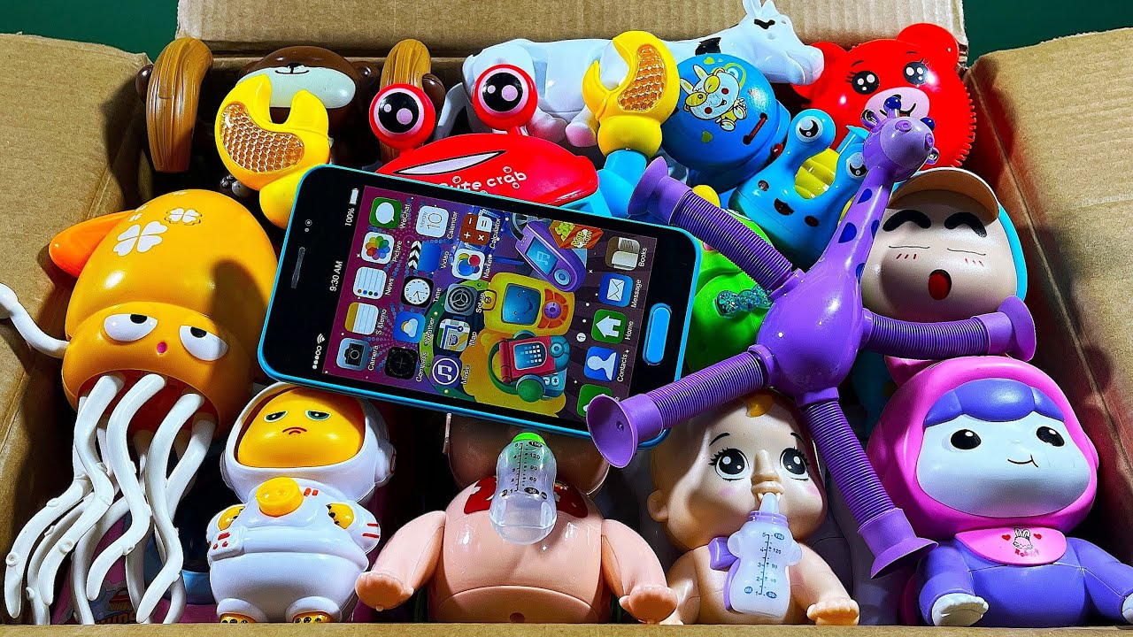 7.35 Minutes Satisfying with Unboxing Cute Princess House ＆ Swing Slide ...