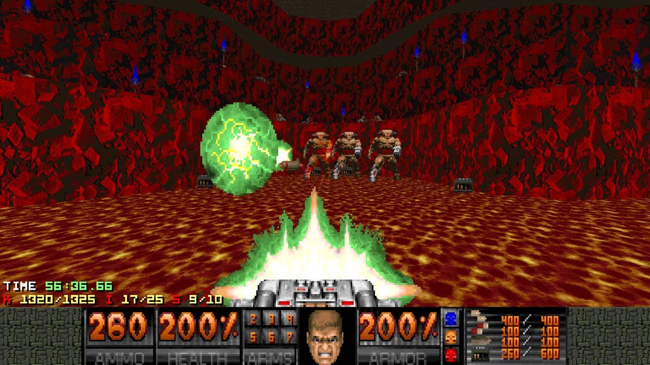 Doom 2: Alien Vendetta (Map 25: Demonic Hordes): UV-Fast 100% (By ...