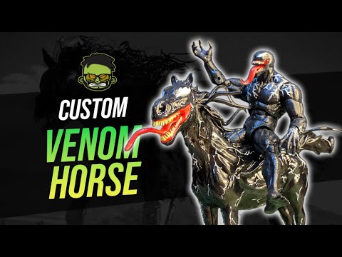 VENOM HORSE CUSTOM // ESCALA MARVEL LEGENDS - YouTube