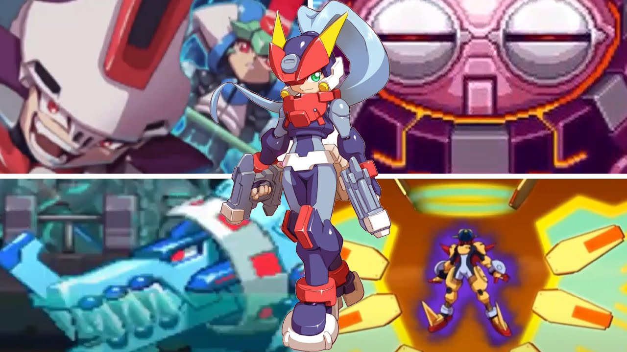 Mega Man ZX Advent All Bosses No damage - YouTube