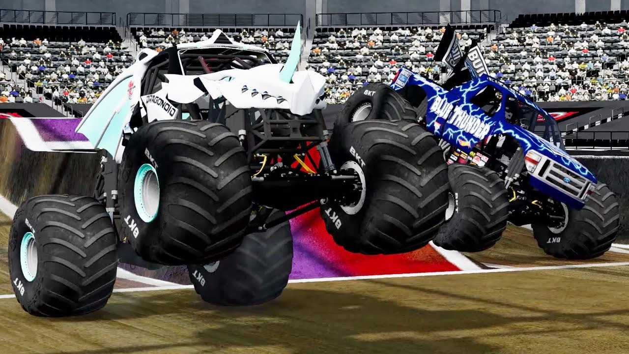 20 Truck Dark Star World Finals Racing - BeamNG.Drive Monster Jam - YouTube