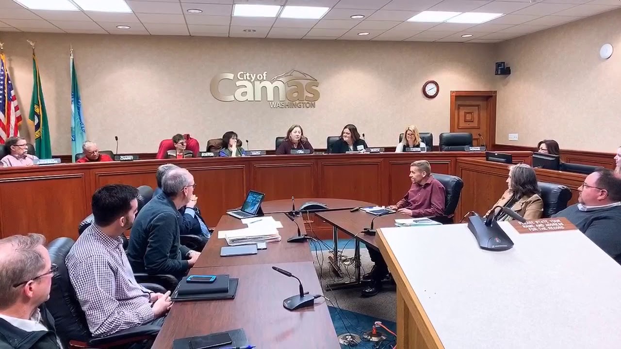 Camas Mayor Shannon Turk Issues Final City Council Statement - YouTube