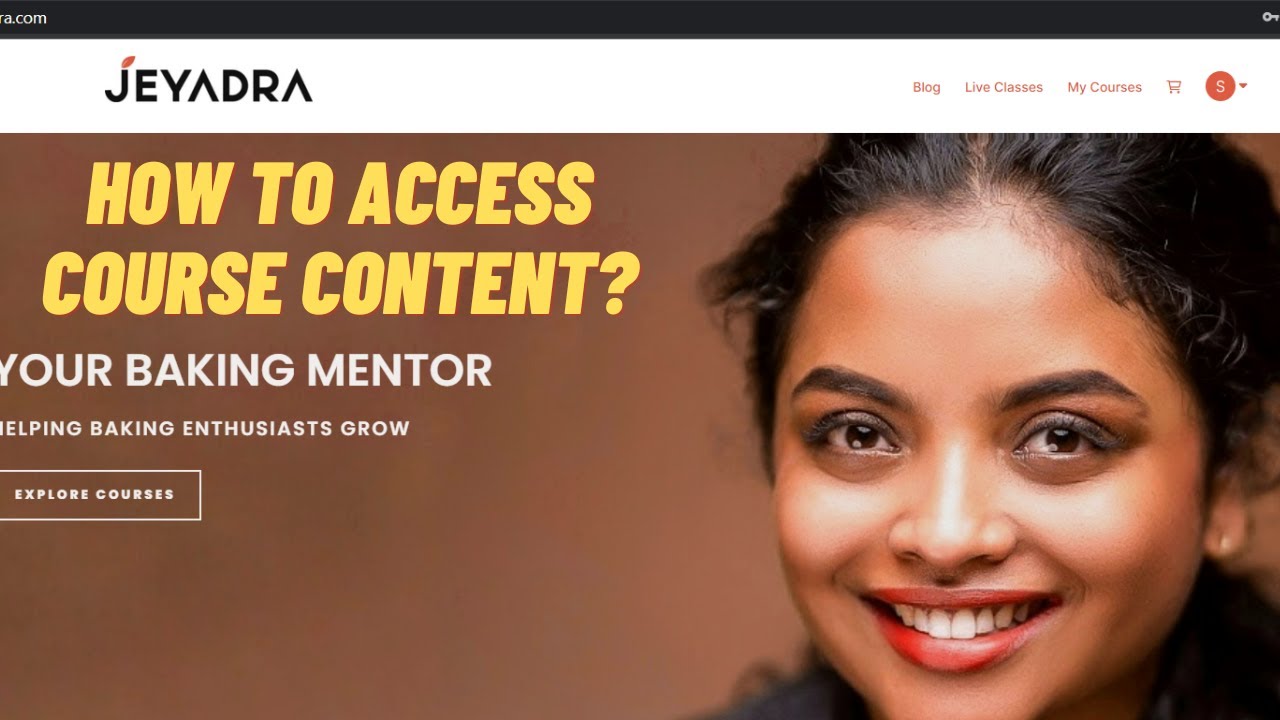 How To Access Course Content YouTube How To Access Course Content YouTube