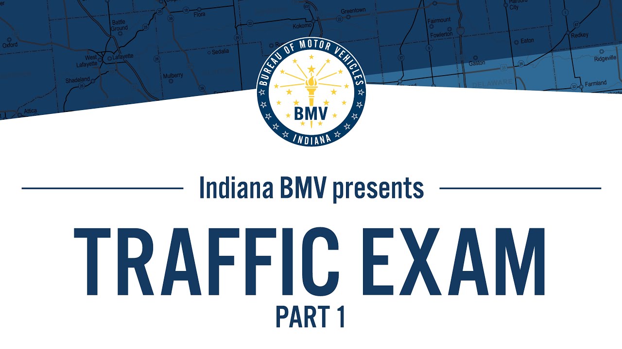 2024 Indiana BMV Knowledge Exam - Traffic part 1 - YouTube