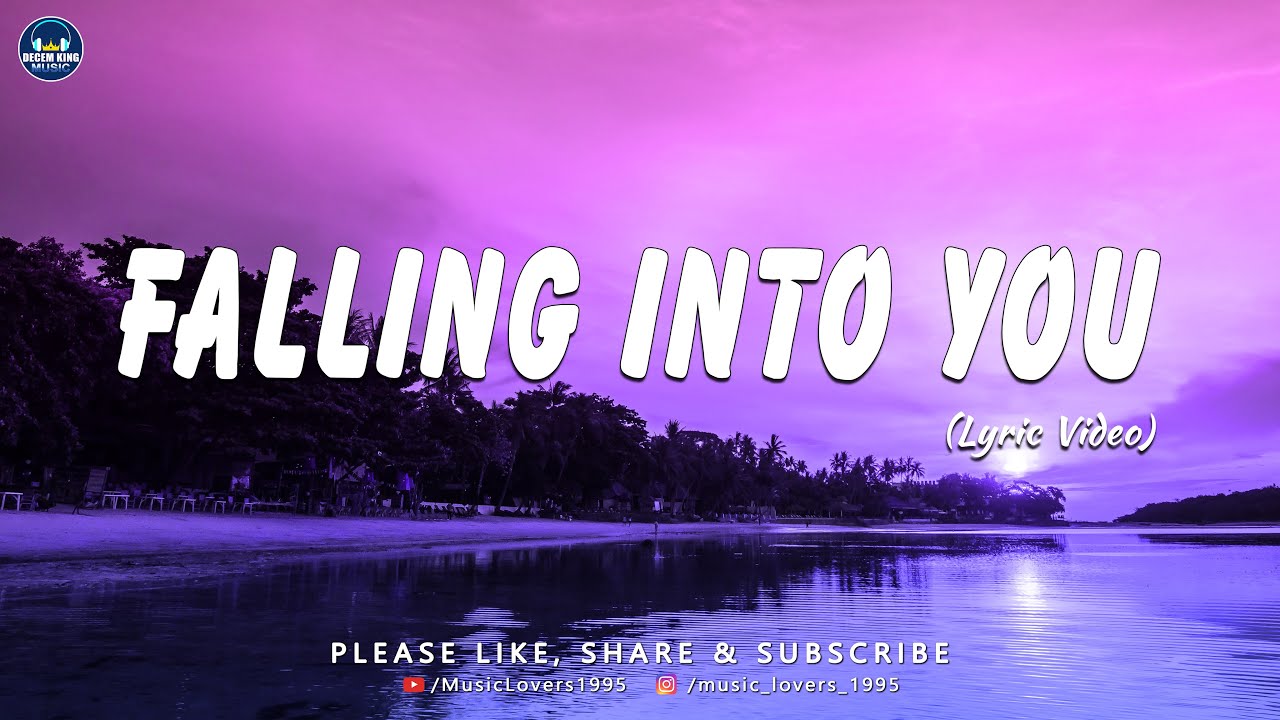 Falling Into You - Official Song (Lyric Video) - YouTube