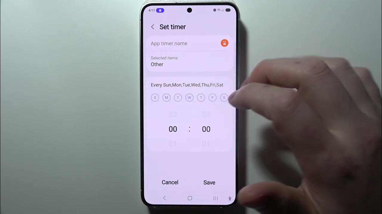 How to Set Up App Timers In Samsung Galaxy S25+ - YouTube