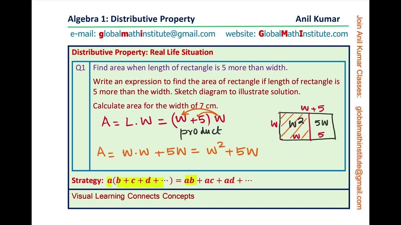 Distributive Property of Multiplications with 5 Real Life Examples When ...