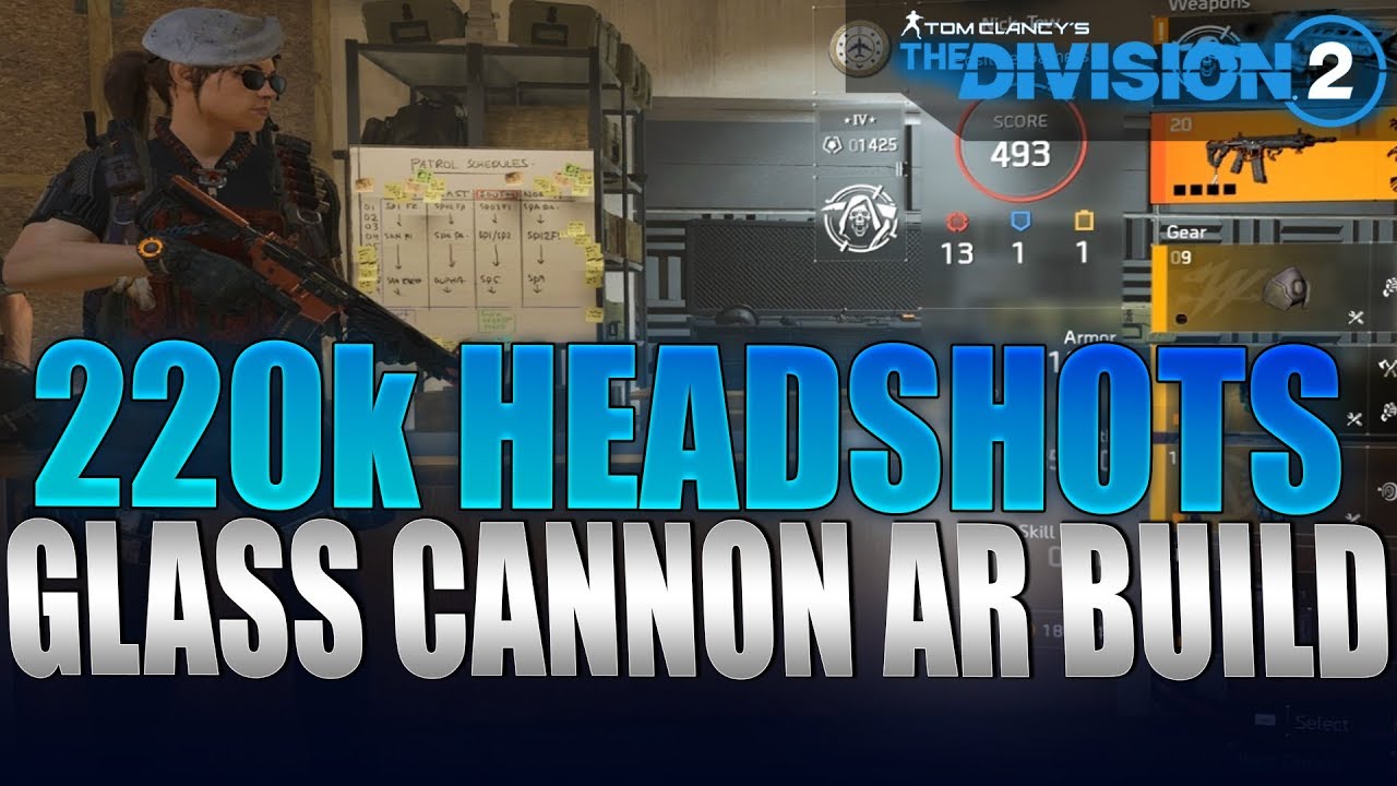 The Division 2 - Crazy DPS Glass Cannon AR Build Guide - 220k ...