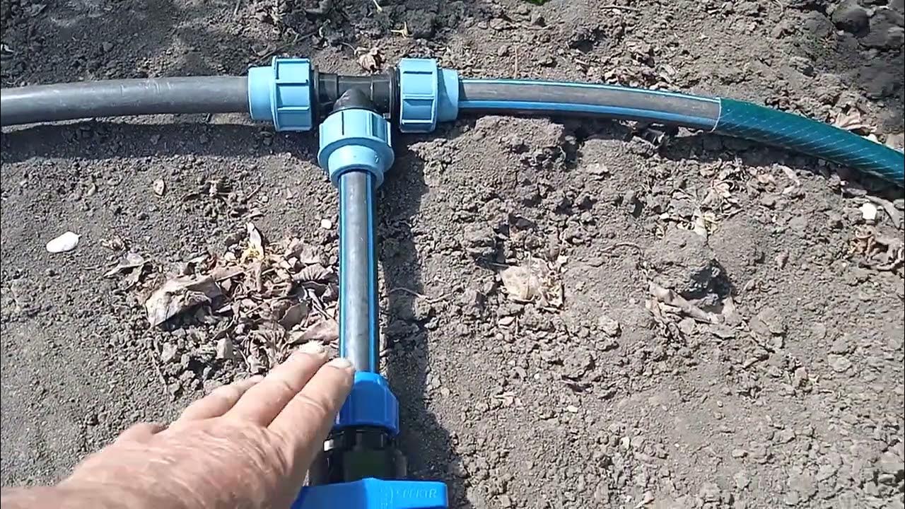 Дача, поливная система ДЛИНОЙ 150 МЕТРОВ на двух участках...Бердянск ...