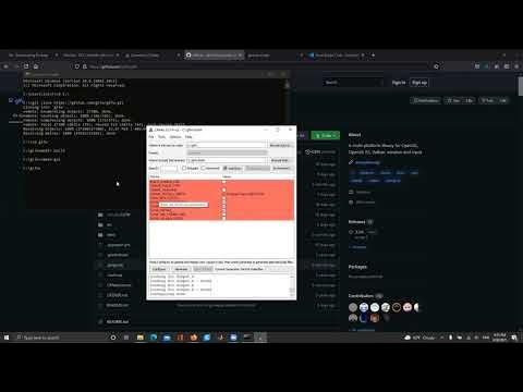 Setup of an OpenGL programming environment using GLFW & MinGW - YouTube