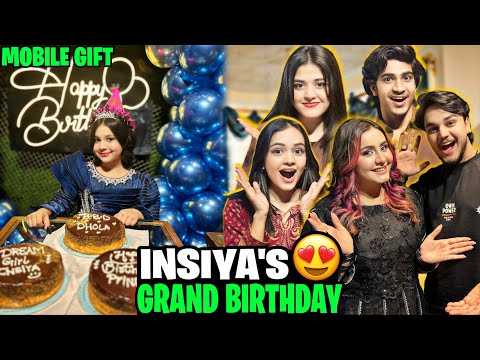GRAND BIRTHDAY INSIYA // ALL FAMILY GET TOGETHER // NEW MOBILE GIFT TO INSIYA