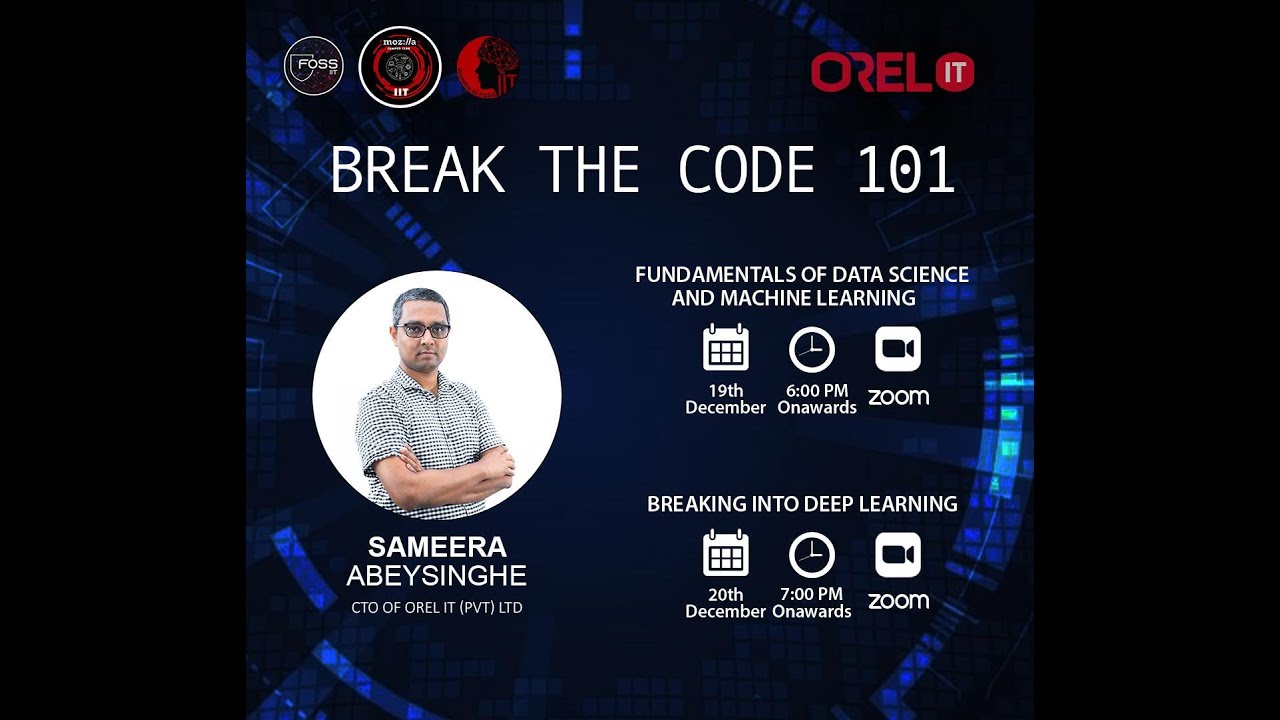 Break the Code 101 | Session 2 | Breaking into Deep Learning - YouTube