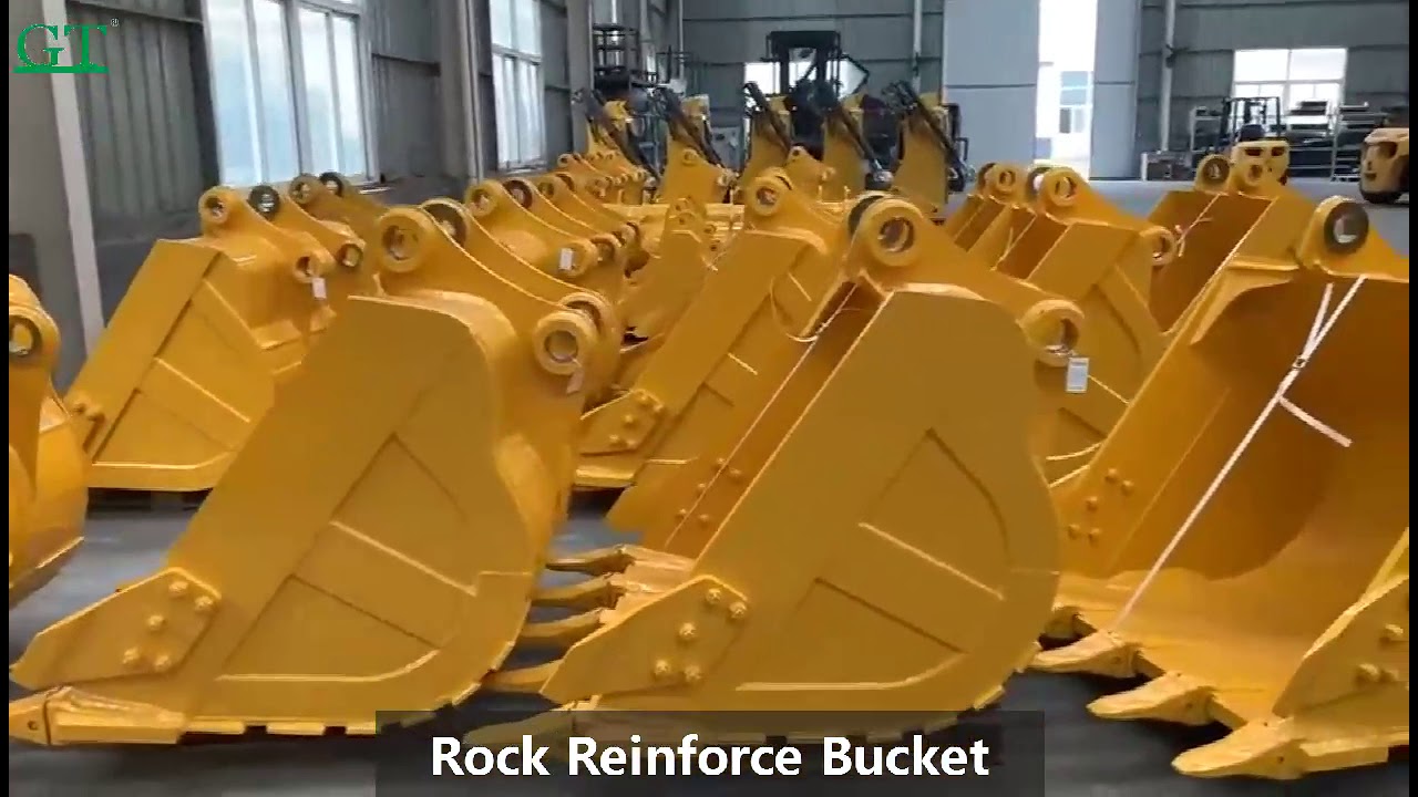 PC200 7 Rock Reinforce Bucket - YouTube