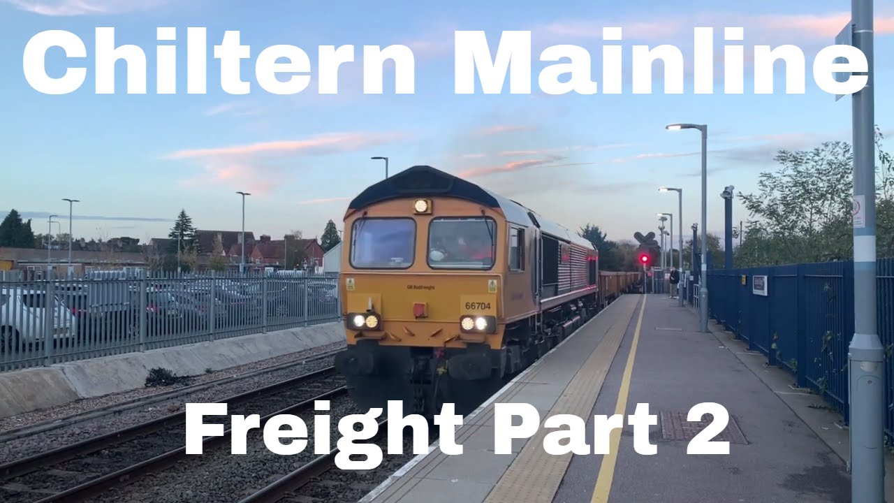 Freight Along the Chiltern Mainline Part 2 - YouTube