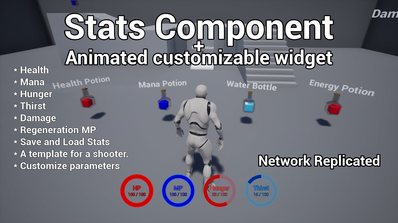 Universal Stats Component Preview - YouTube