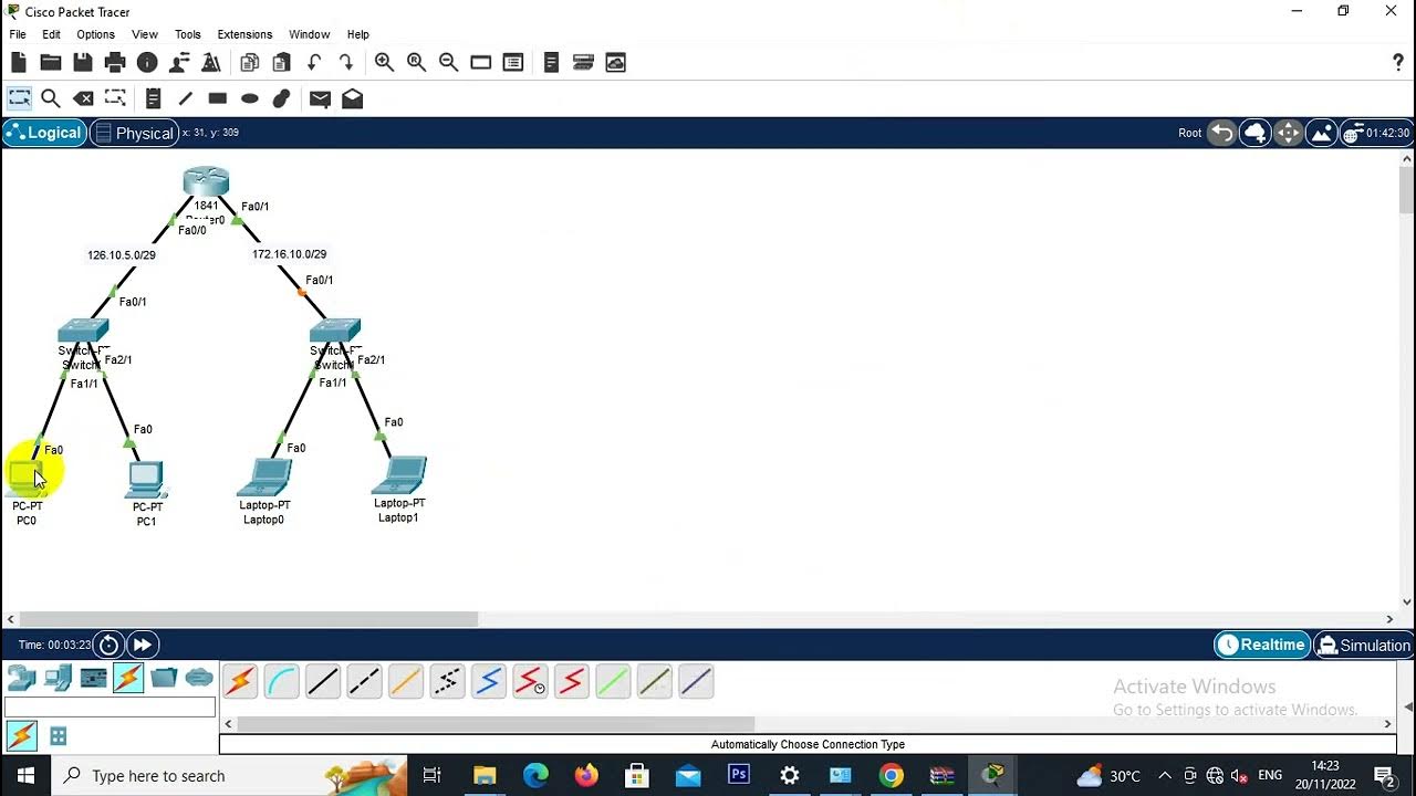 TUTORIAL ROUTING STATIC CISCO PACKET TRACER (CLI) - YouTube