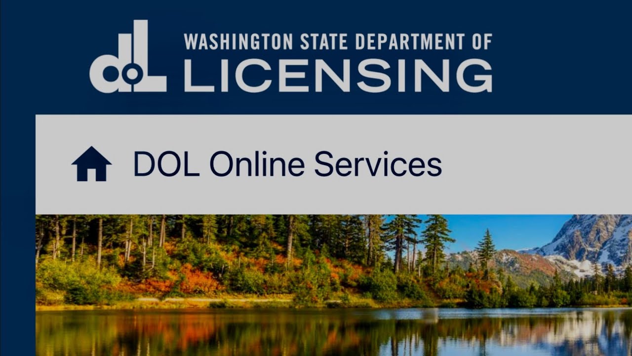 Washington State Department of Licensing Online Appointment Booking ...