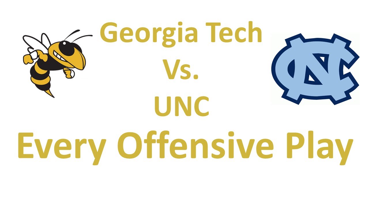 Georgia Tech vs UNC 2015: Every Offensive Play - YouTube