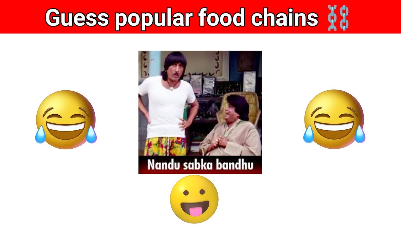 Guess the popular food chains by Emojis! | HARD! | | Emojis Guess Games ...