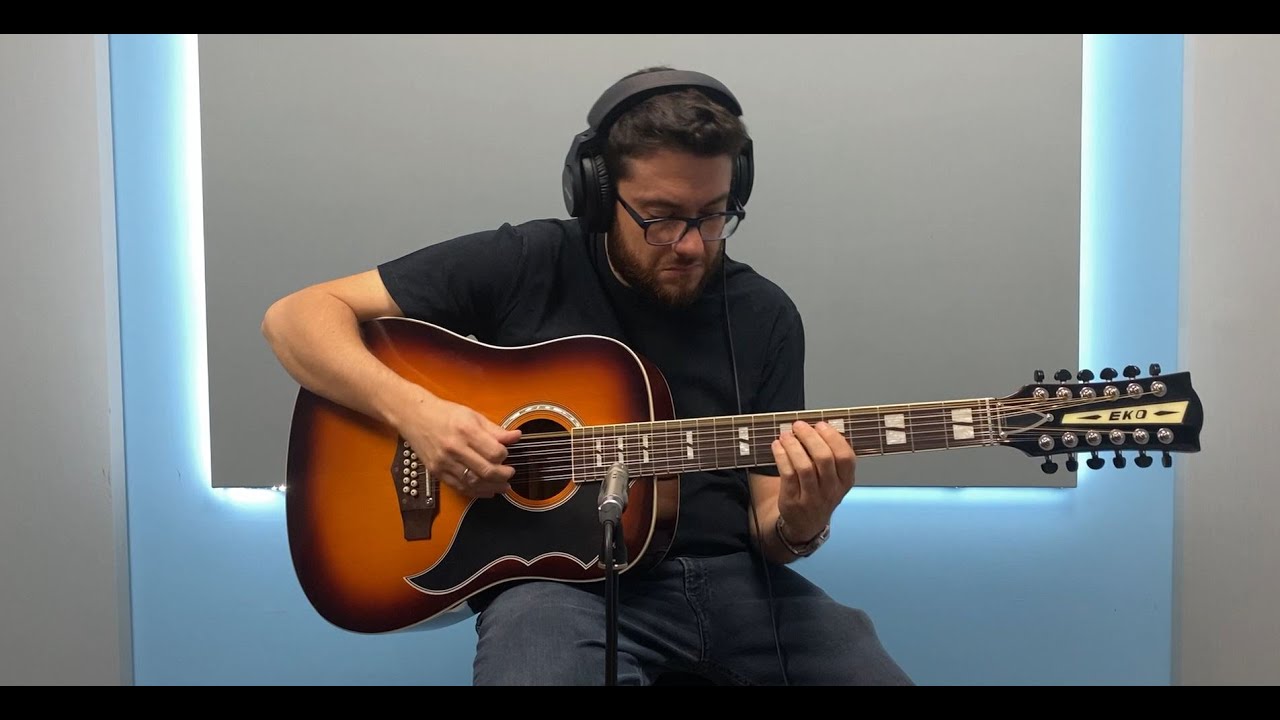 Eko Guitars | Ranger Vintage Reissue 12 corde Honey Burst - YouTube