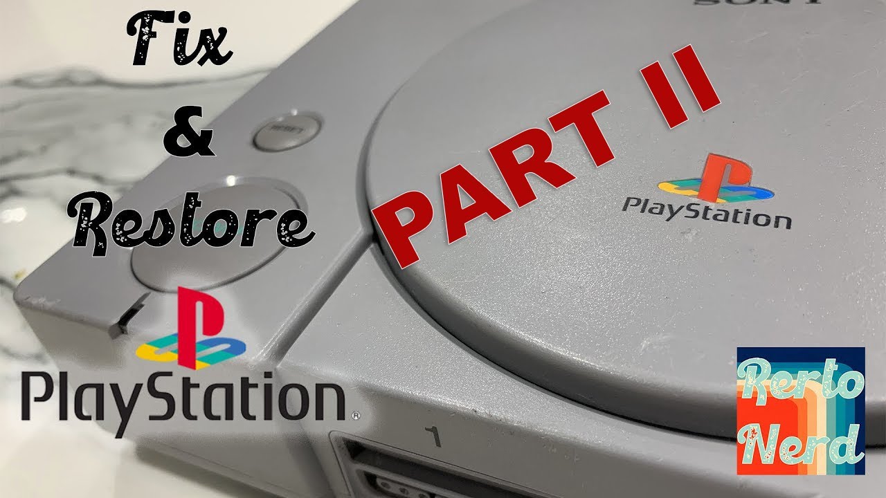 PlayStation One Fix &Restoration -Part 2- laser servicing - lubrication ...