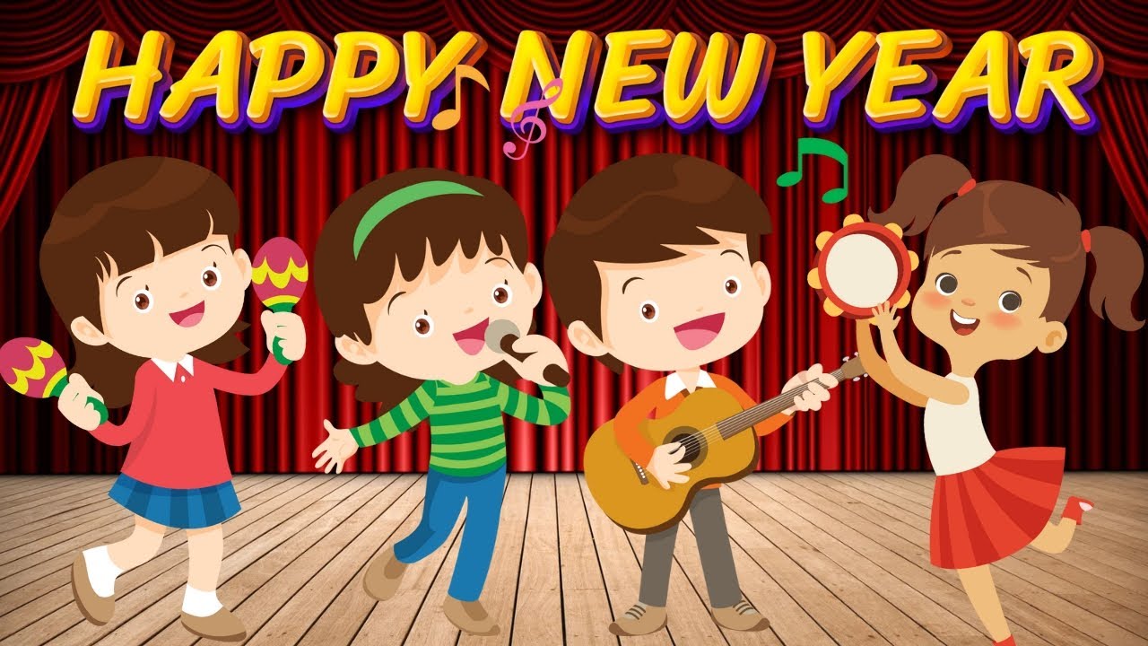 Happy New Year Song For Kids | Kids Songs & Nursery Rhymes | baby songs ...