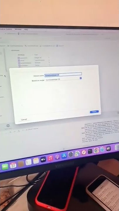 How to create new version of core data model in xcode - YouTube