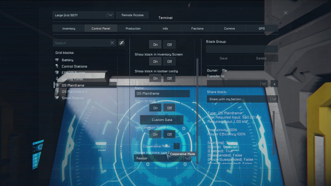 [GSF OS] Mainframe Ui Options - YouTube