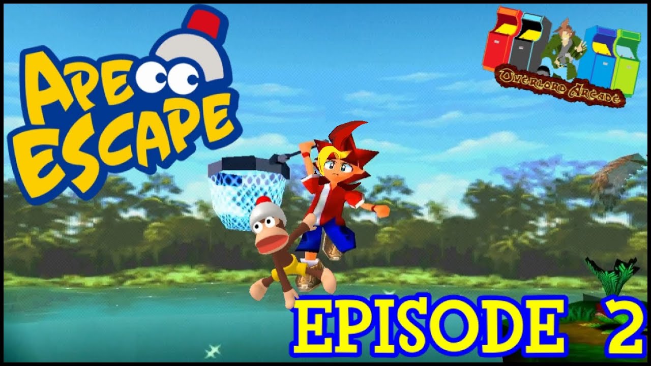 Ape Escape Ep 2: "Destroy All The Humans?" - Overlord Arcade - YouTube