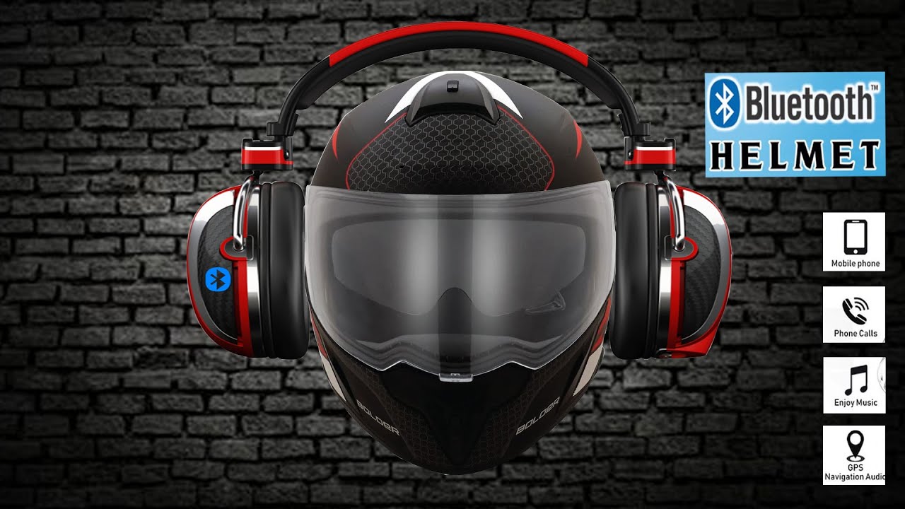 Creative Idea | Convert your Helmet to a Bluetooth helmet | Hand Made ...