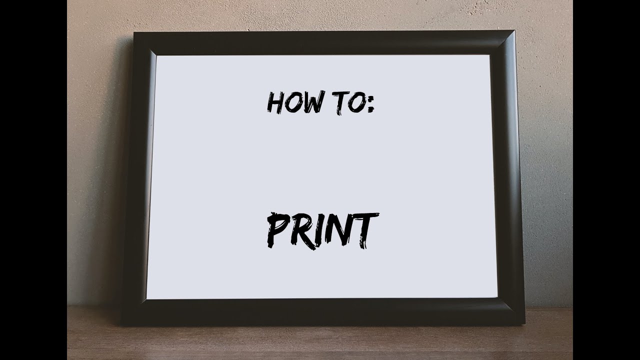 How To Print In MS Publisher - YouTube